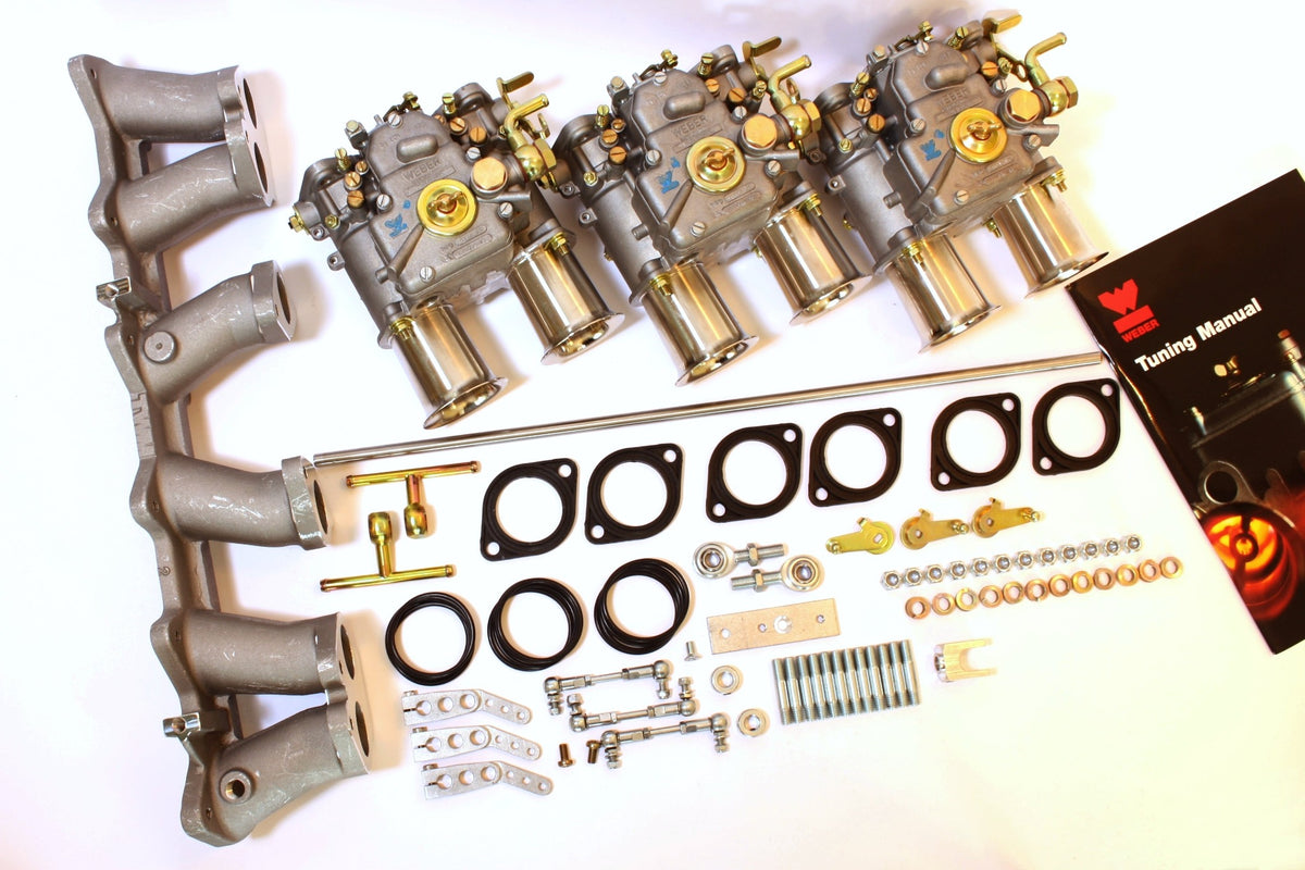 Datsun 240Z / 260Z / 280Z 3 x 45 DCOE Weber Carb Carburettor Kit ...