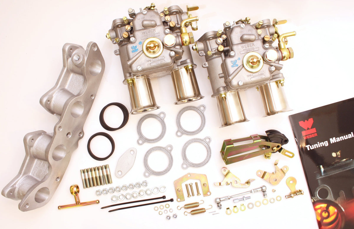 Ford 1.6 CVH 2 x 45 DCOE Weber Carb Carburettor Kit - Disty Ltd