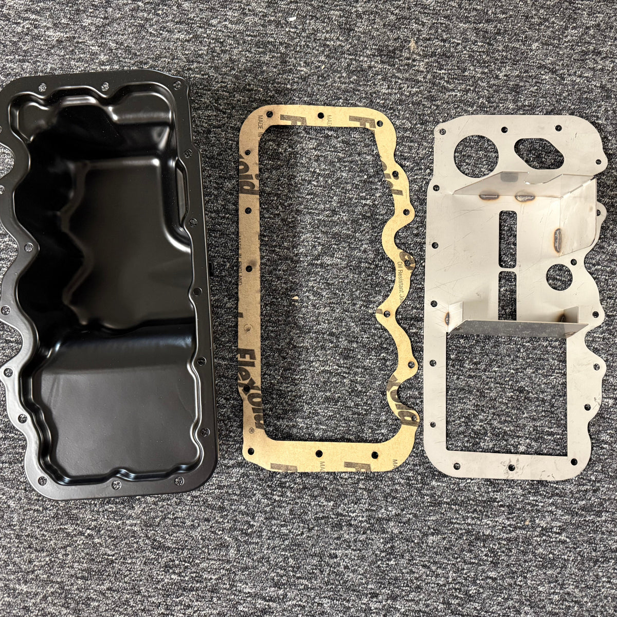FORD Focus ST170 Zetec Stainless Steel Sump Baffle, Gaskets & Sump Pan ...