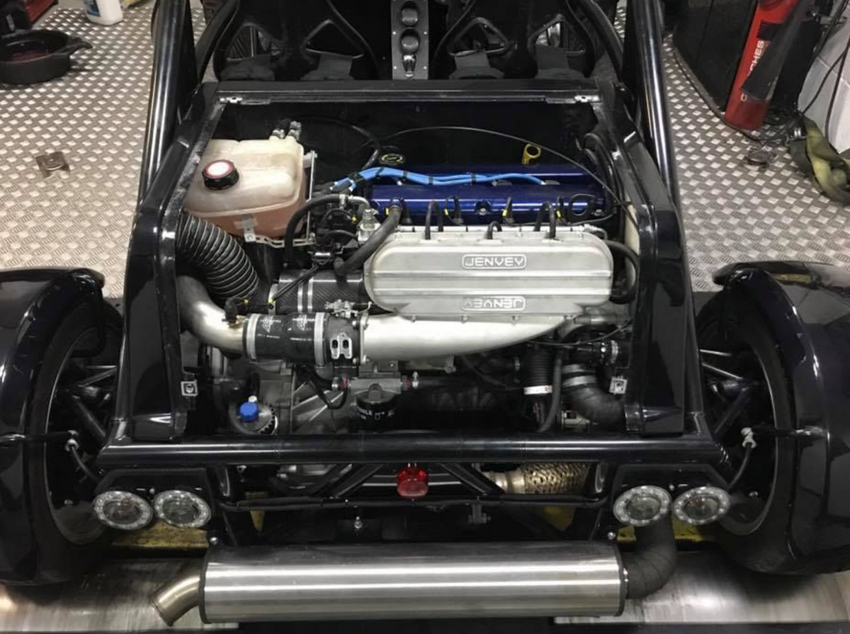 FORD ZETEC Turbo Single Throttle Body Plenum ITB Jenvey KIT - Disty Ltd