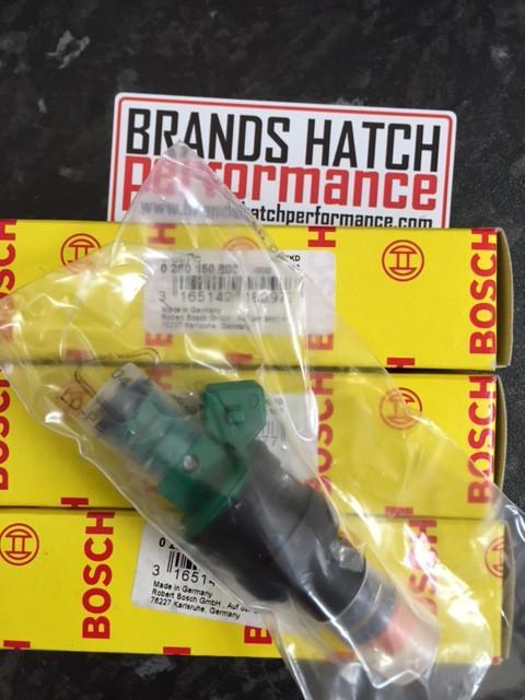 Bosch 0280 150 803 Dark Green Fuel Injectors SET of 4 BRAND NEW BOSCH ...