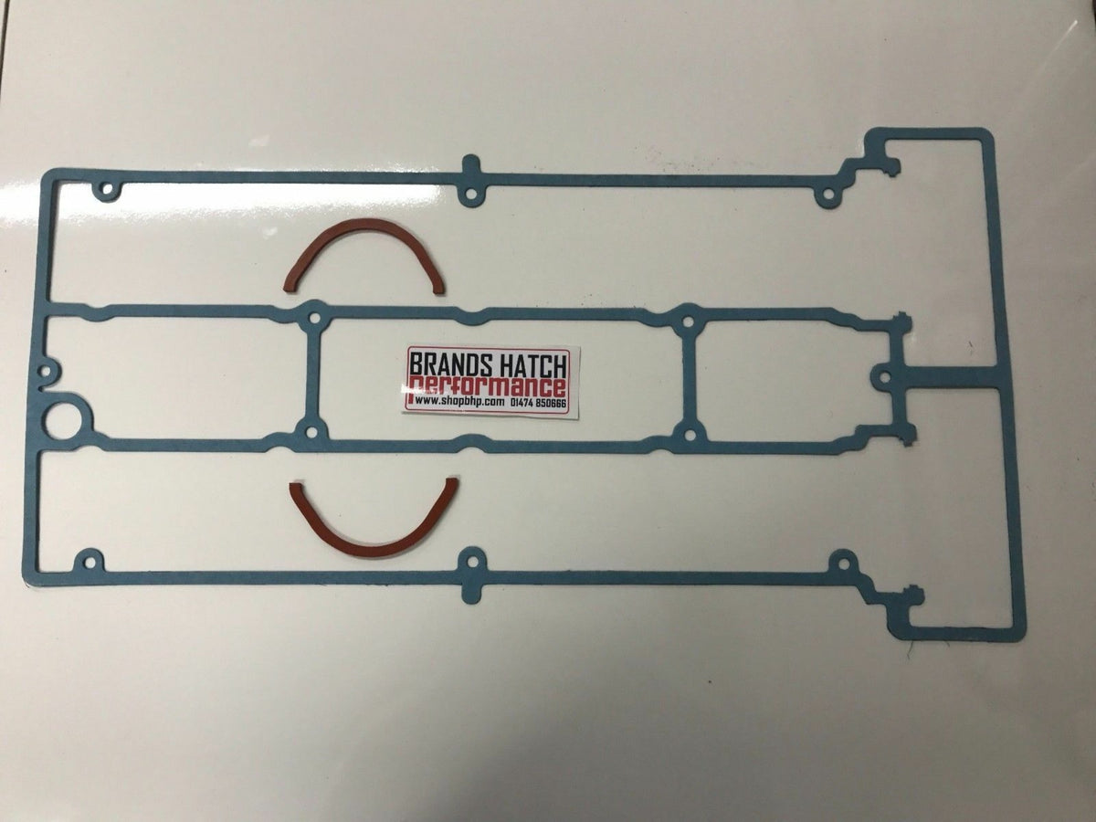 Cosworth YB Group A Head Gasket Rocker Cover Gasket & Half Moon seals ...