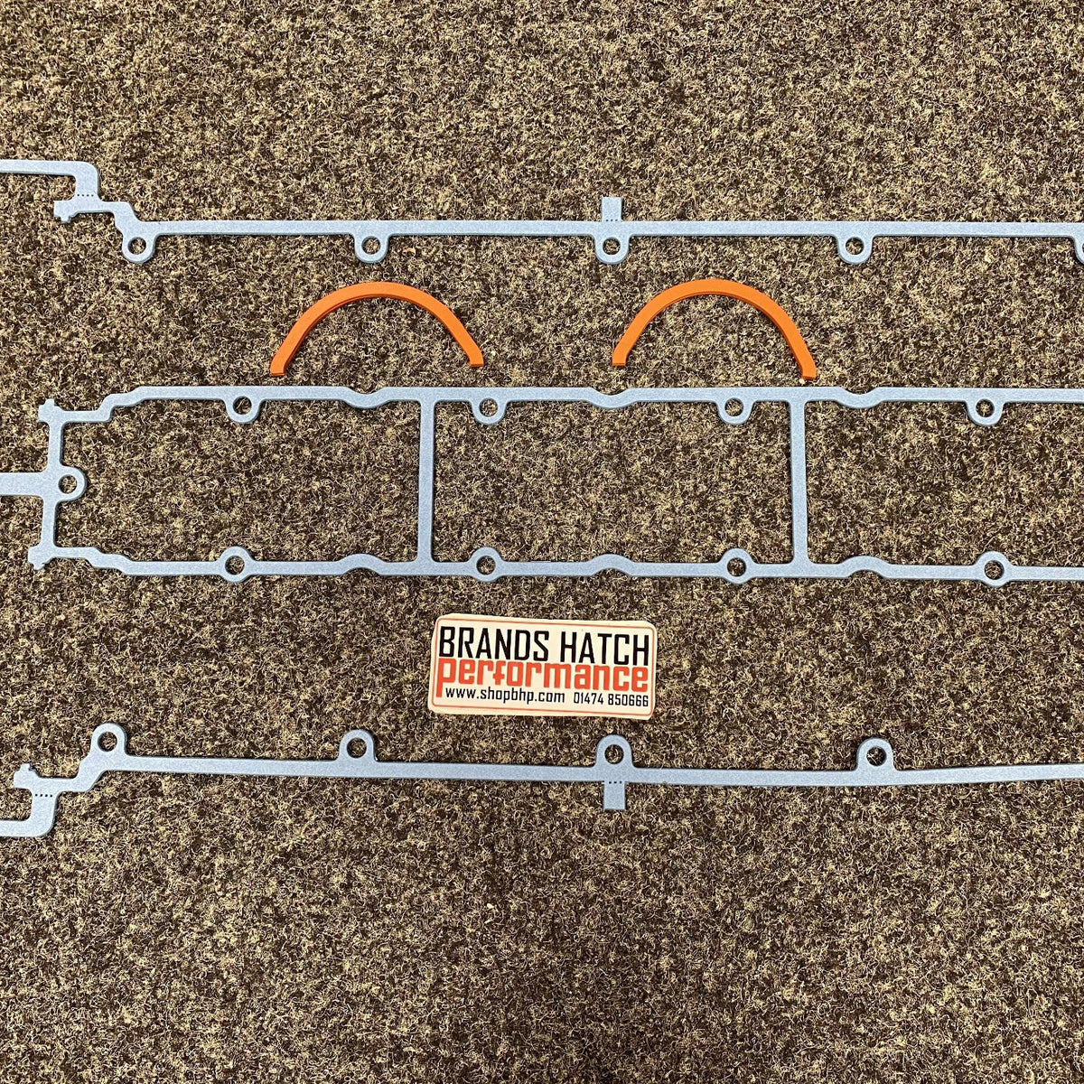 Cosworth YB Rocker Cover Gasket & 2 RED Half Moon Seals (All Models ex ...