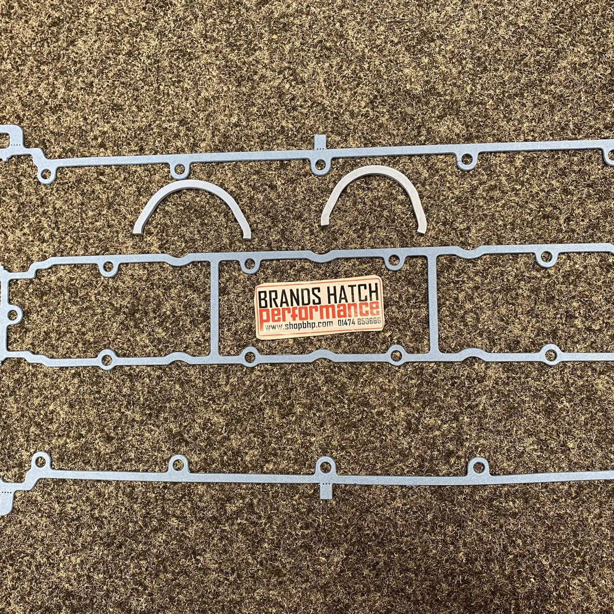 Cosworth YB Rocker Cover Gasket & 2 BLUE Half Moon Seals (All Models e ...