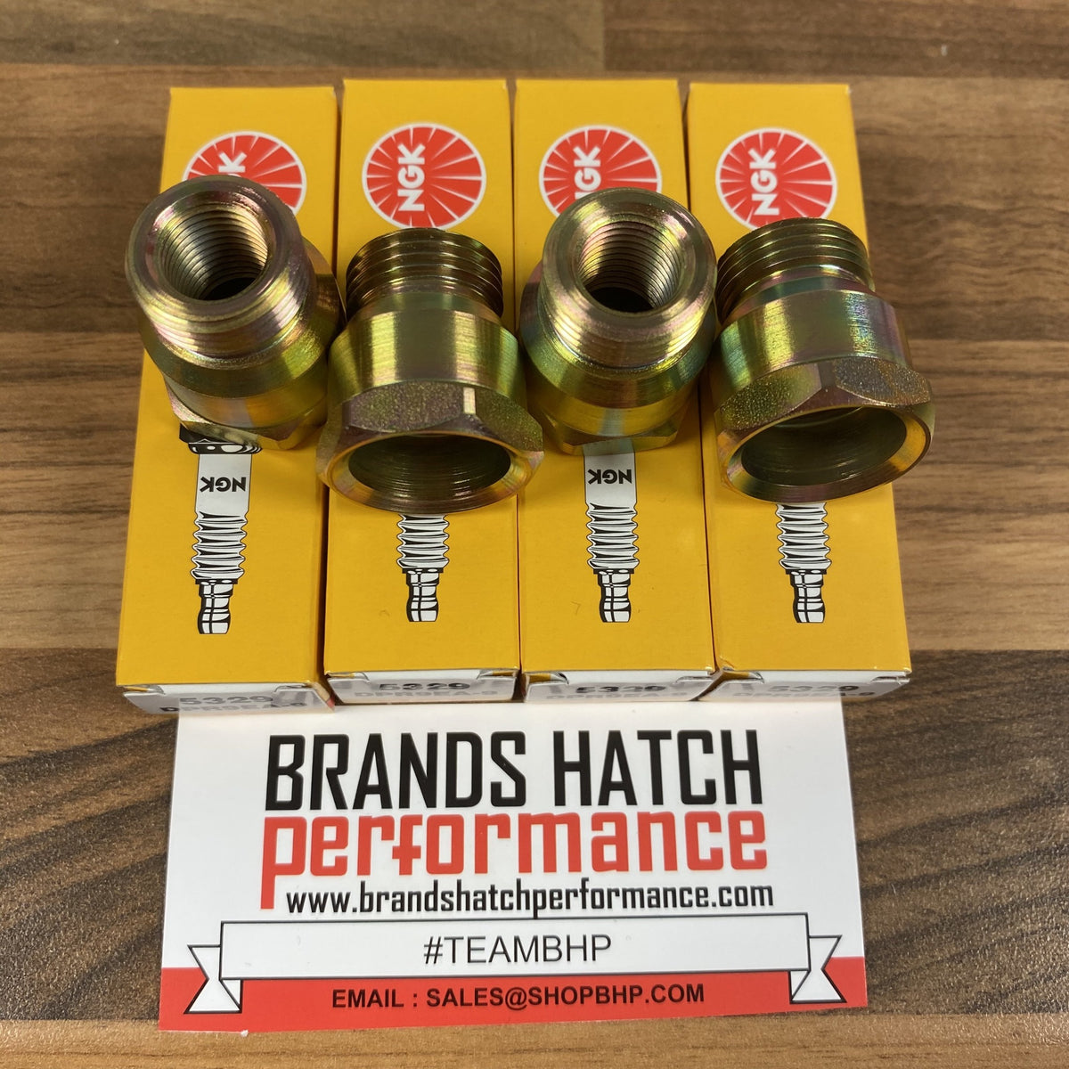 Ford PINTO RS2000 OHC Spark Plug Adaptors With 4x DPR9EA-9 Plugs ...