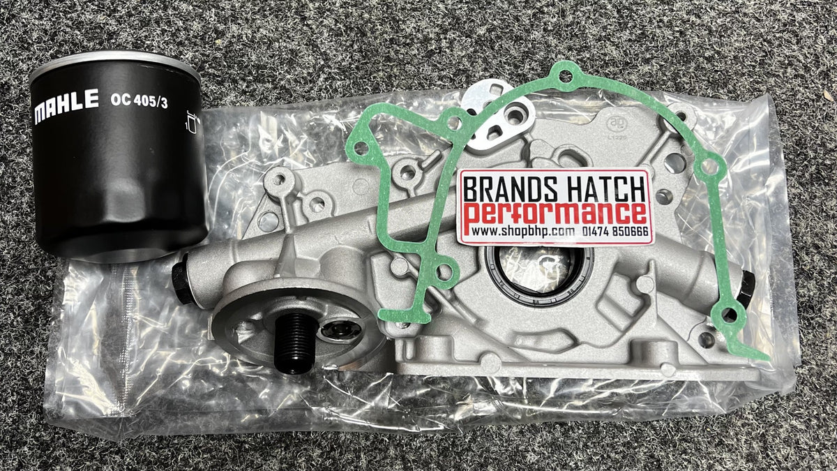 Vauxhall Opel C20XE C20LET Red Top Oil Pump with idler Pulley Mount ...