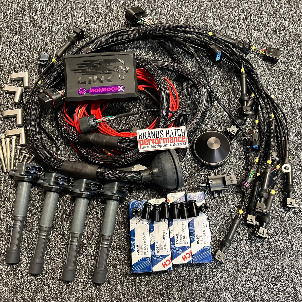 Link G4X Monsoon X ECU Ford RS Cosworth YB engine Kit with Wiring Engi ...