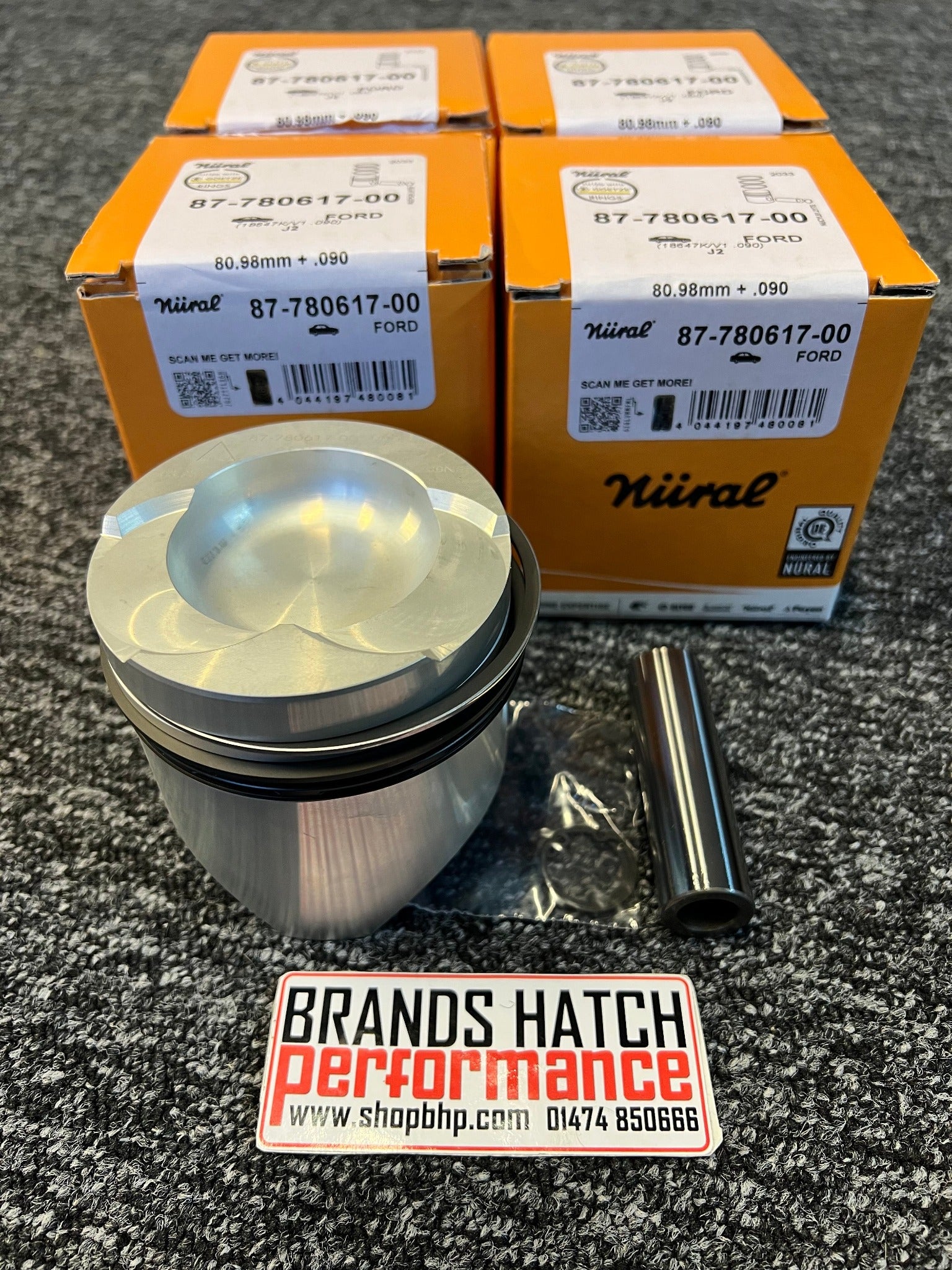 Ford Xflow Crossflow +90 thou Pistons Set for 1700 (1690) conversion ...