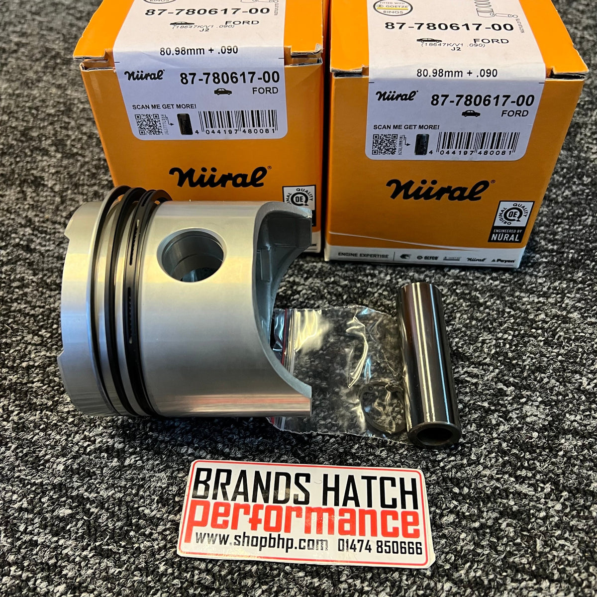 Ford Xflow Crossflow +90 thou Pistons Set for 1700 (1690) conversion ...