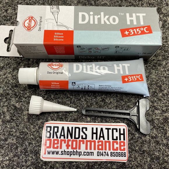 Elring Dirko HT GREY -60C to 315C 70ml Silicone Sealant - Gasket Seale ...