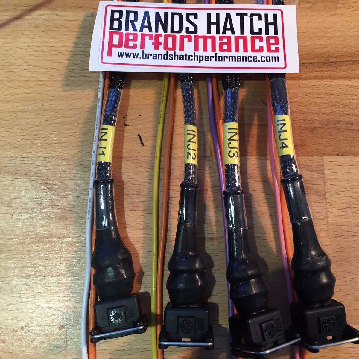 Terminated and Labeled Kit Car Loom Cable Bosch 550cc Injector EV6 1 ...